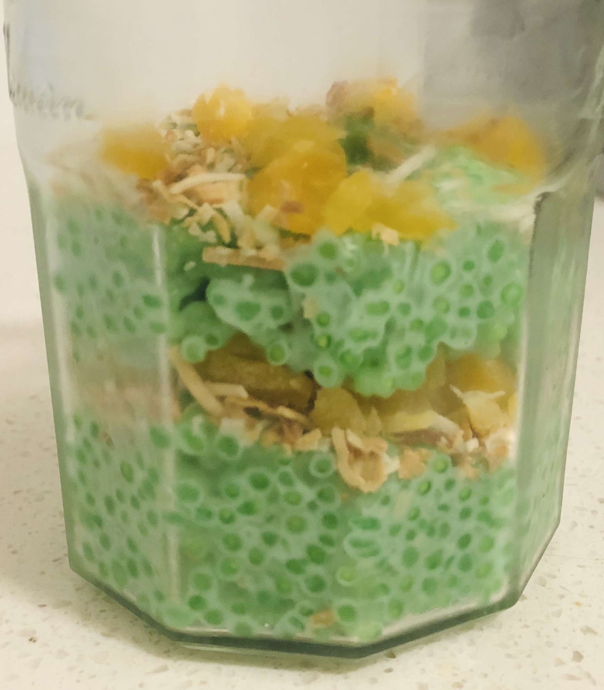 Pandan Coconut Mango Sago Pudding – Sweet Tooth Experiments